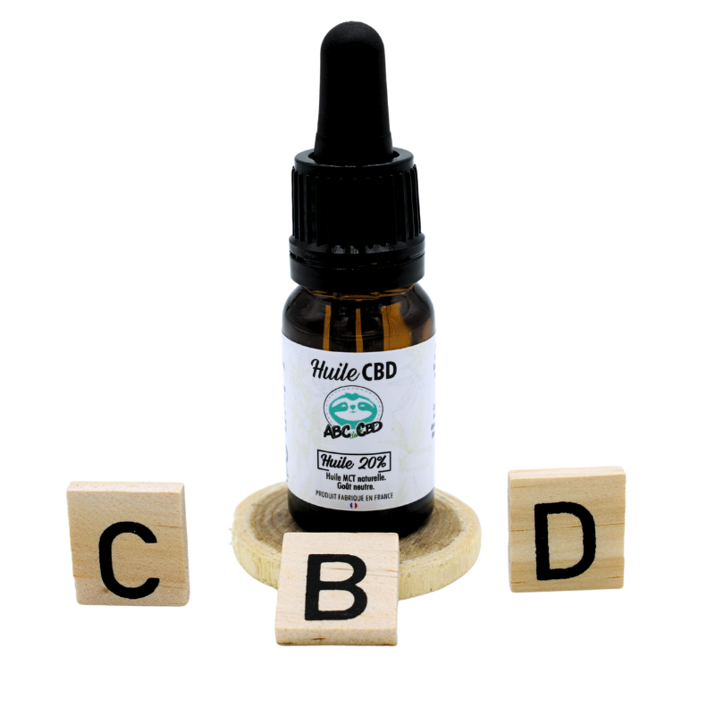 CBD oil 20% MCT BIO - ABC du CBD THC rate: free thc 0% -Taux ...